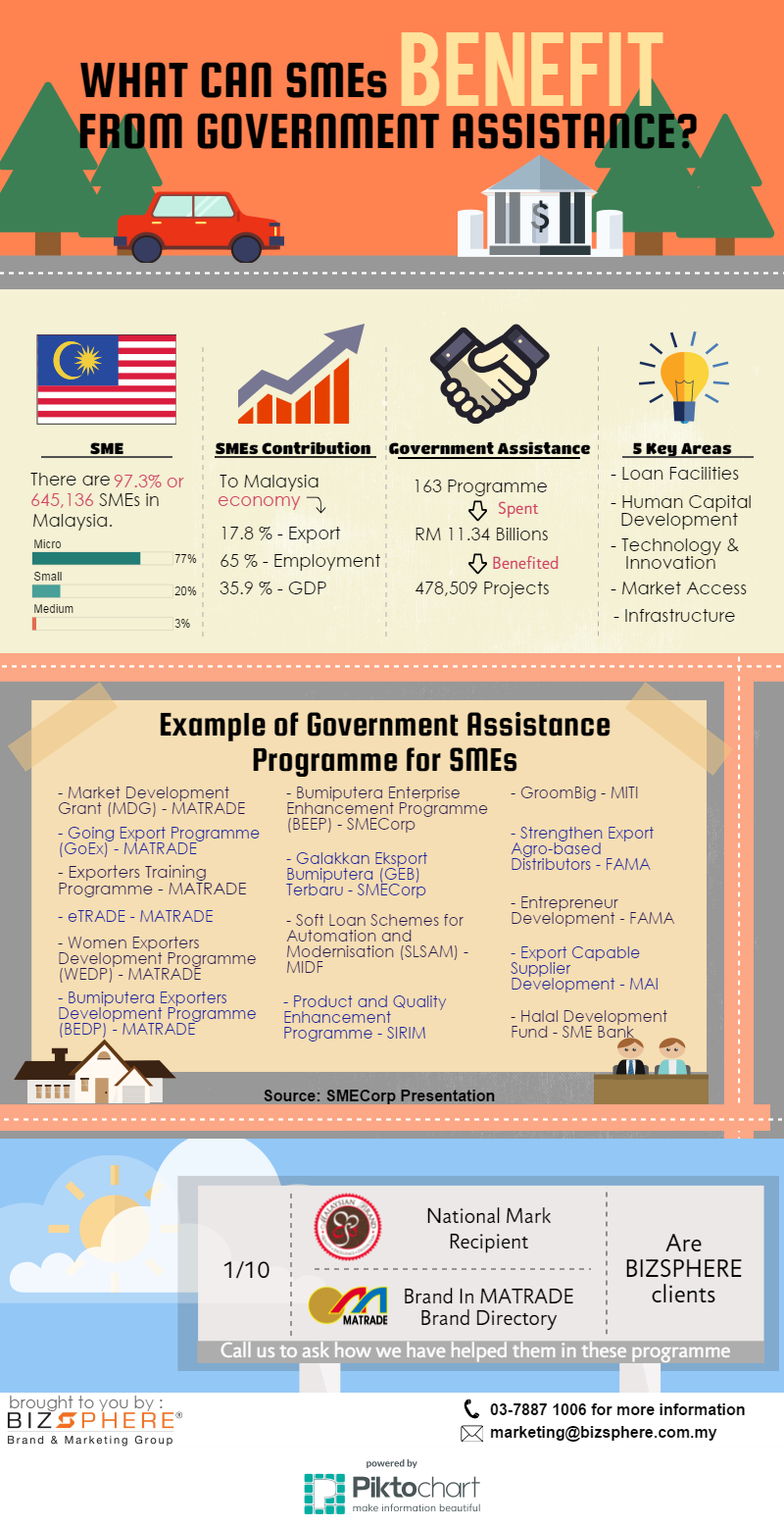Infographics – Government Assistance | Bizsphere